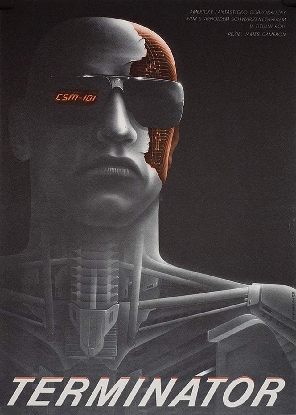 THE TERMINATOR | Czech Movie Poster – Czech Film Poster Gallery